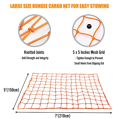 Snapklik.com : Seven Sparta 5 X 7 Bungee Cargo Net Stretches To 10 X 14 ...