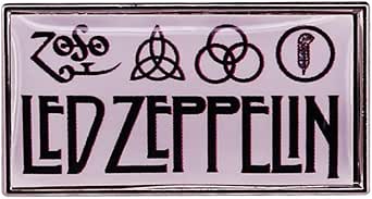 Led Zeppelin Rock Music Band Enamel Lapel Pin Metal Badge Lapel Pin ...