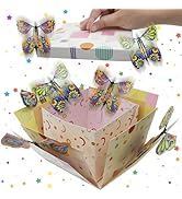 Amazon.com: WUEURU Flying Butterfly Surprise Box Exploding Gifts Box ...