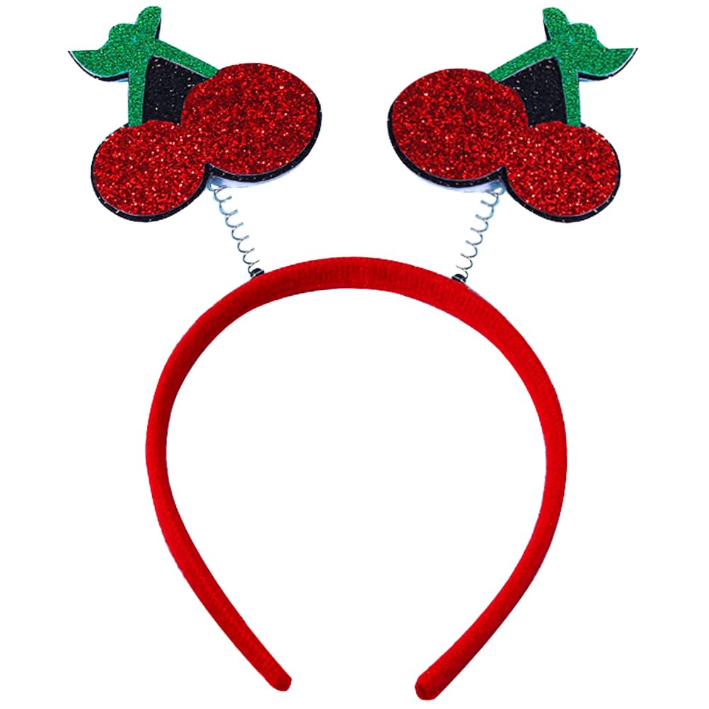 Amazon.com: MAGICLULU Summer Cherry Headband Cherry Design Headbands ...
