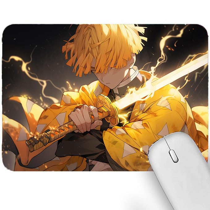 TheInkPalette Anime Mouse Pad - Computer Demon Slayer Printed Mousepad ...