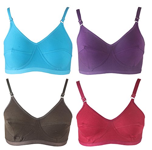 Buy Innerwears Full Cup Bra (Combo of 4, 36) at Amazon.in