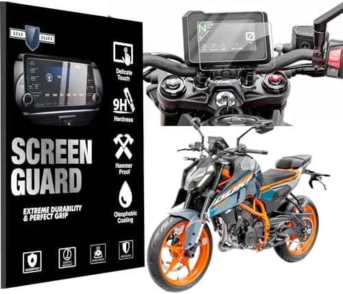 RGY Screen Guard For 2024 KTM Duke 390 Facelift Bike 5" inch TFT ...