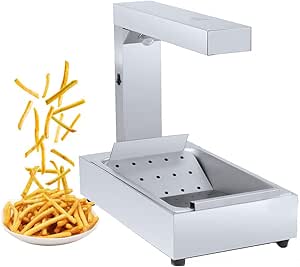 1000 French Fry Food Warmer with Removable Oil Filter Pan + Heat Lamp ...