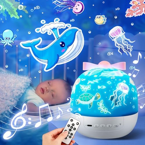 Sensory Lights for Babies, 15 Films+144 Lighting ModesBaby Night Light ...
