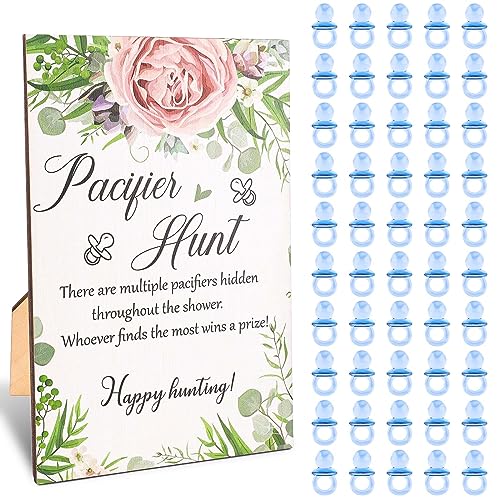 Cool Baby Shower Game, Baby Hunt Game Table Sign and Mini Plastic ...