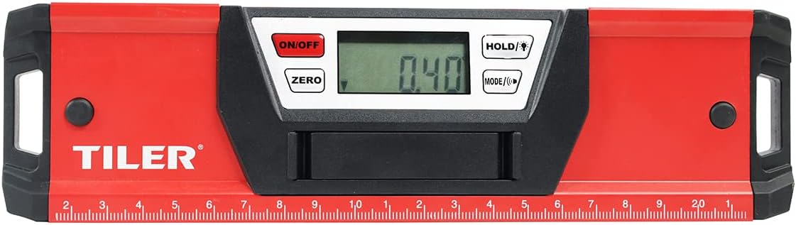 TILER Digital Level, 9" Digital Magnetic Torpedo Level, Carpenter tools ...
