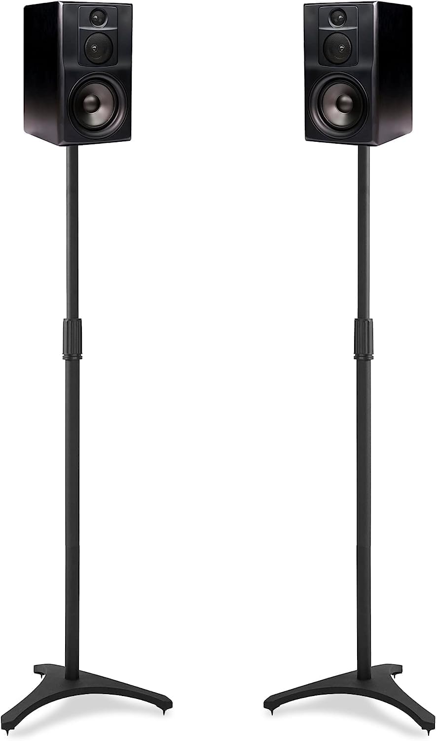 IBVIVIC 2 x Supports d'Enceinte Universel, Pieds d'Enceintes Réglable ...