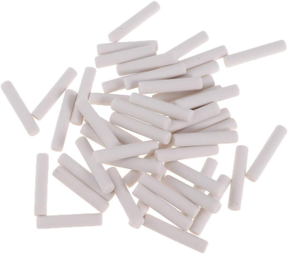 50 Pieces/Box White Art Eraser Refills 5mm Replacemetn Rubbers Erasers ...
