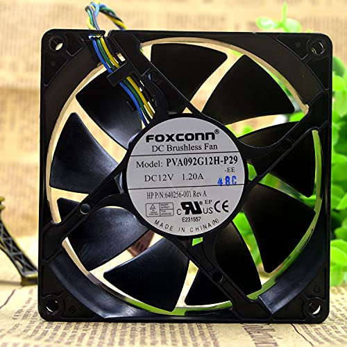 Amazon.com: PVA092G12H-P29-EE 12V 90mm Fan 12V 1.20A 90×90×25mm Cooling ...