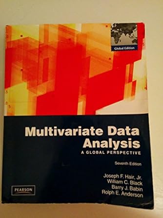 Multivariate Data Analysis (7th Edition): Hair Jr, Joseph F., Black ...
