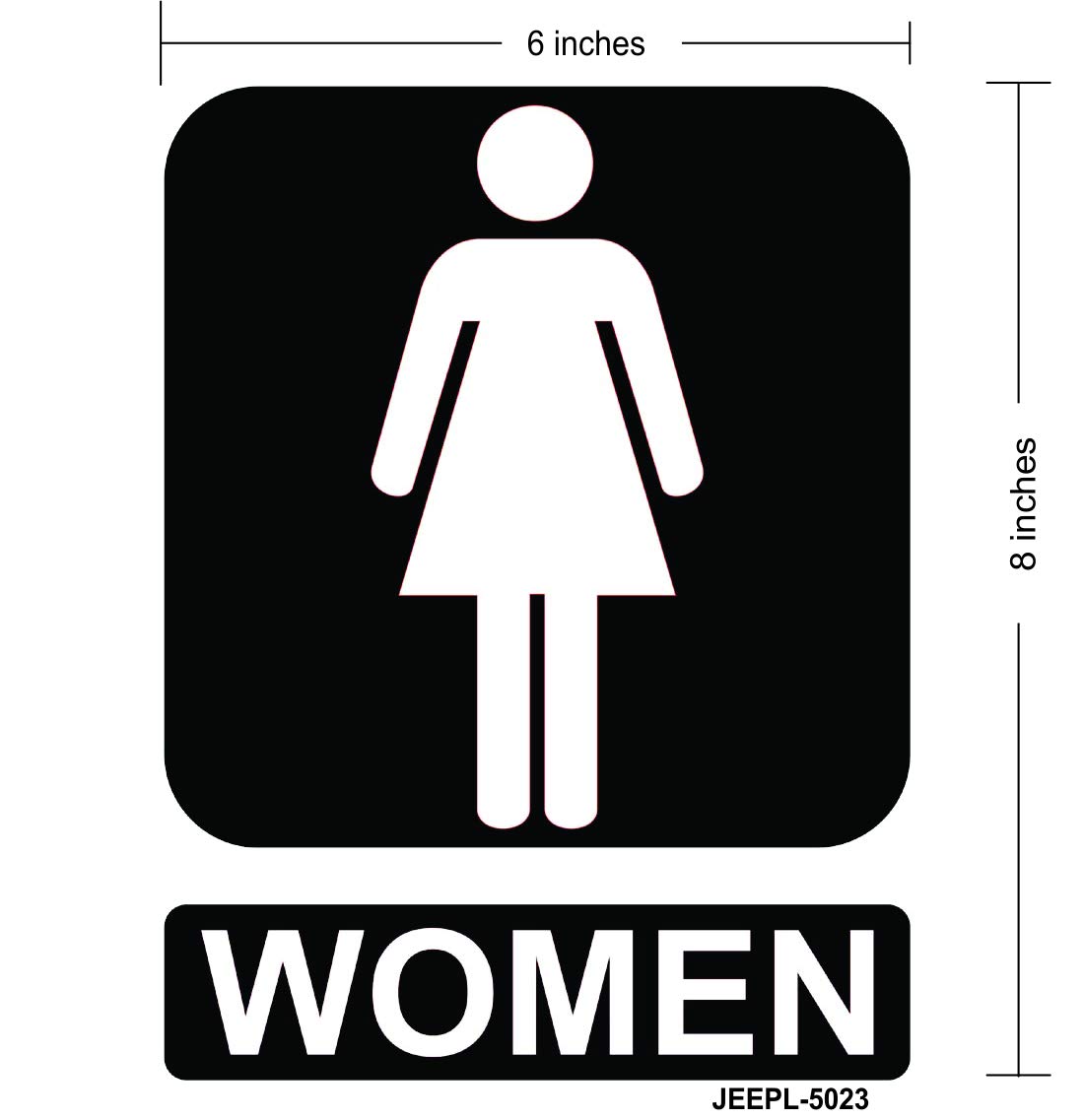 Buy JEEPL-WOMEN WASH ROOM SIGN BOARD |LADIES RESTROOM SIGN BOARD ...
