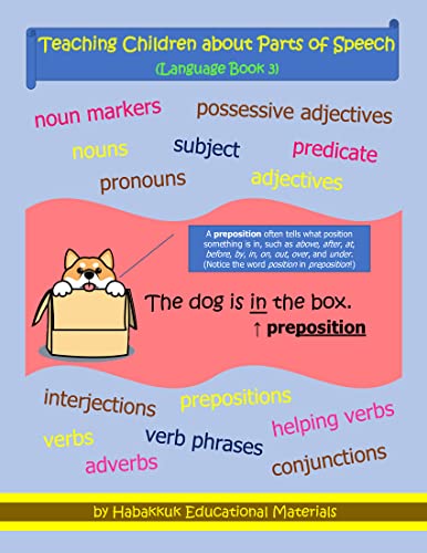 Amazon.com: Teaching Children about Parts of Speech: Language Book 3 ...
