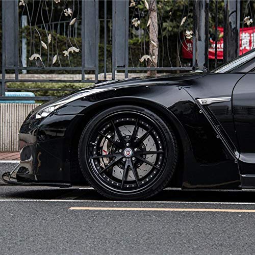 Buy LYOMAN® 24X24 Inch. Black Glossy Carbon Fiber Vinyl Wrap - Exterior ...
