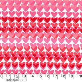 Amazon.com: Heart Strings in Pink and Red Fabric Two Yards (1.8m ...