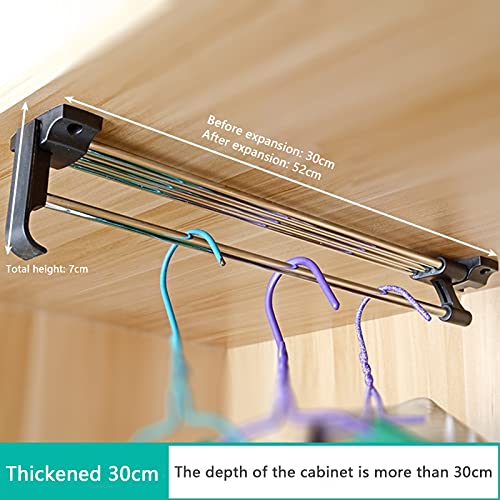 Telescopic Clothes Hanger – 11.8-20.4inch Clothes Hanger Retractable ...