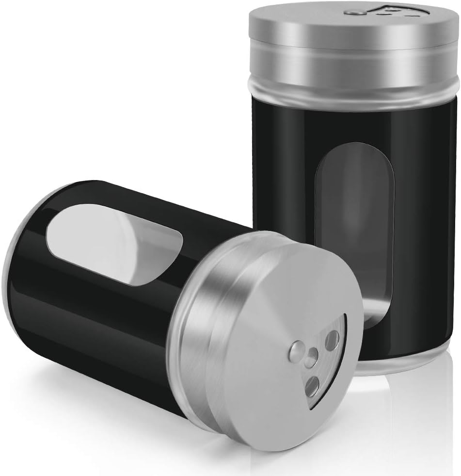 Amazon.com: Salt and Pepper shakers, Oil and Vinegar Dispenser Set with ...