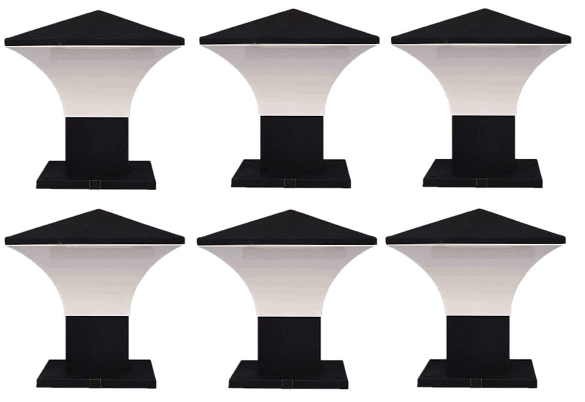 LEGEEN Light Set of-6 Main Gate Pillar Lamp Waterproof Home & Kitchen ...