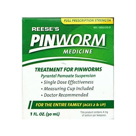 Amazon.com: REESE'S PINWORM Medicine Liquid for Entire Family, Full ...