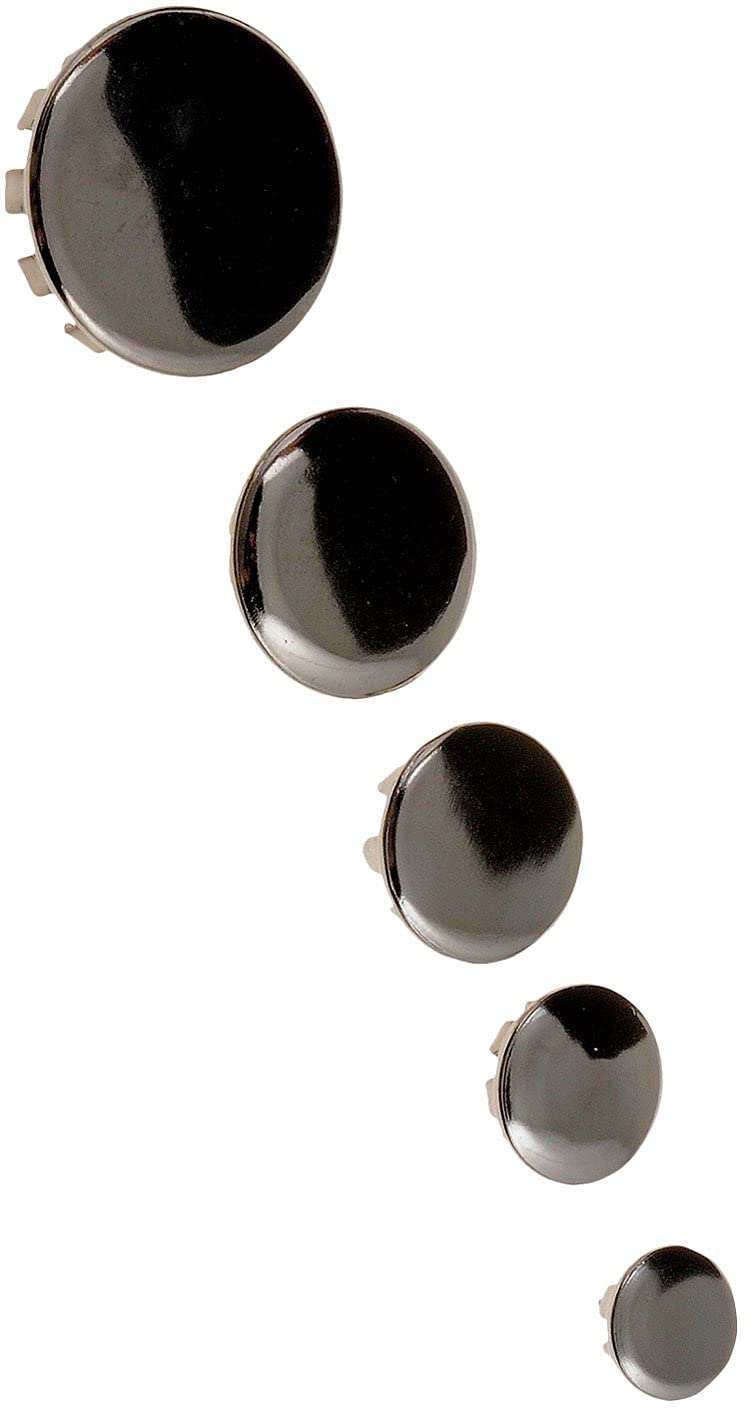 Amazon.com: APDTY 13523 Universal Chrome Plug Button Cover Assortment ...