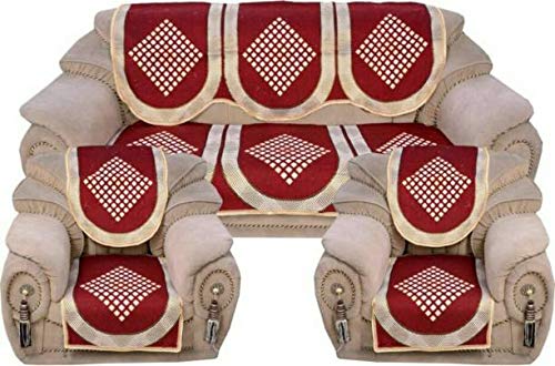 Royal Trend 5 Seater Cotton Floral Sofa Cover 27 x23 inches : Amazon.in