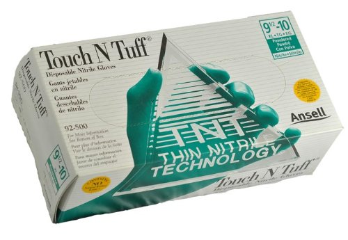 Amazon.com: TNT Premium Nitrile Gloves, Lighly Powdered Disposable ...