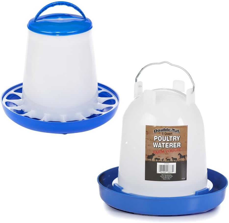 Amazon.com : Little Family Members Large Chicken Feeder 5-Pound ...