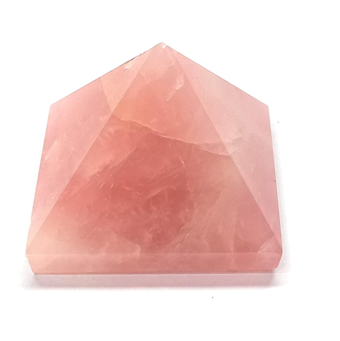 Buy rocksmins Feng Shui Pink Rose Quartz Crystal Pyramid 40-50 MM ...