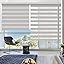 Amazon.com: Changshade Cordless Zebra Roller Shade with Valance, Double Layered Window Blind for ...