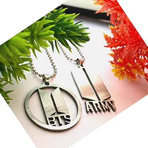 Buy BTS logo locket with BTS ARMY locket combo for girls and boys, BTS ...