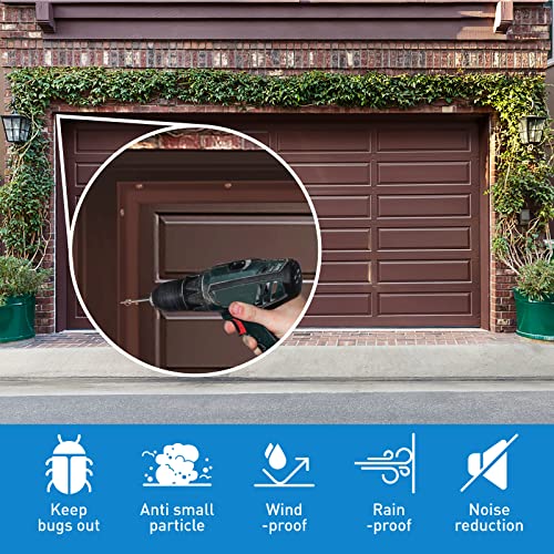 Snapklik.com : HOMWMPA Garage Door Seal Top And Sides, 344FT ...