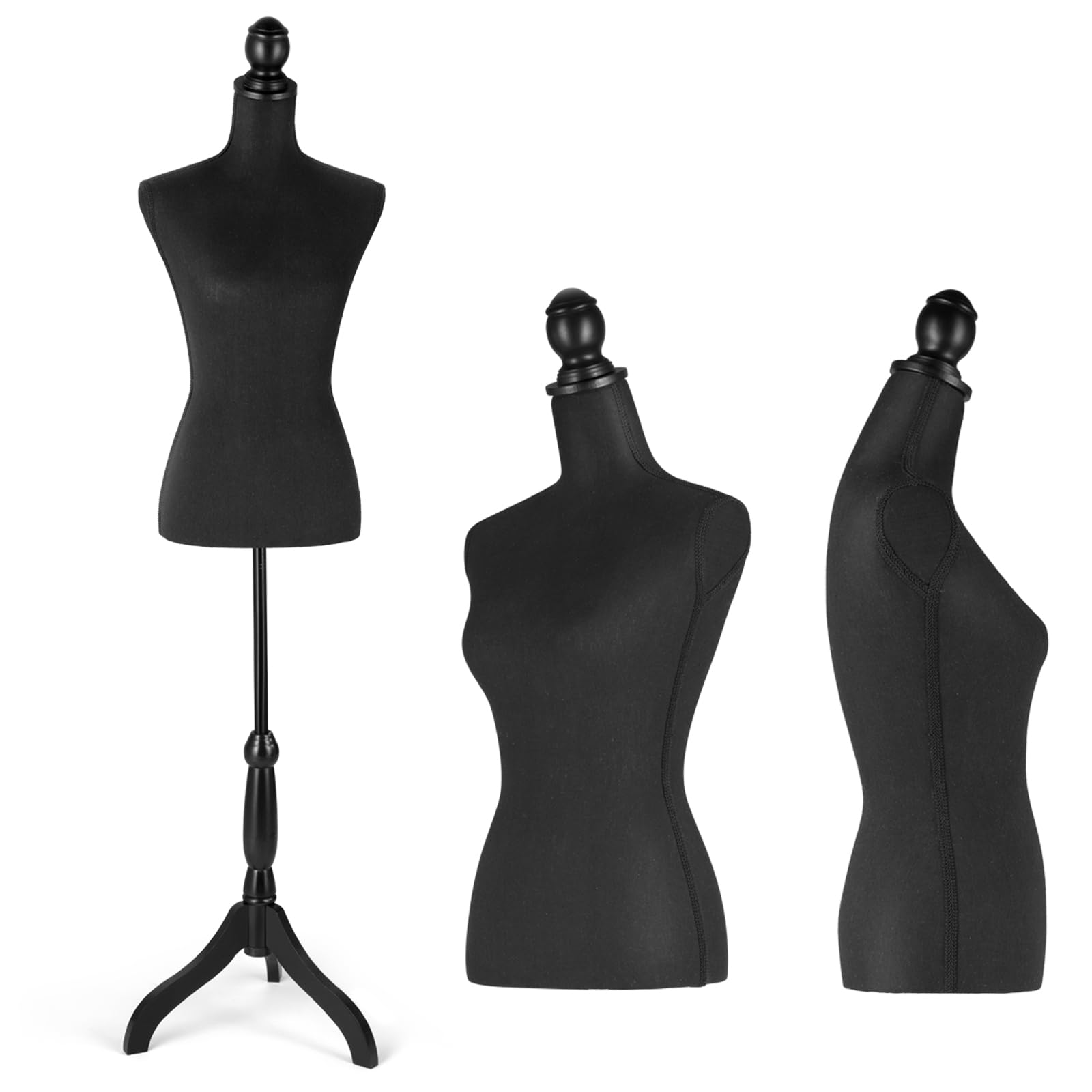 Amazon.com: SIMEFUL Female Mannequins Body Torso Dress Form with Tripod ...