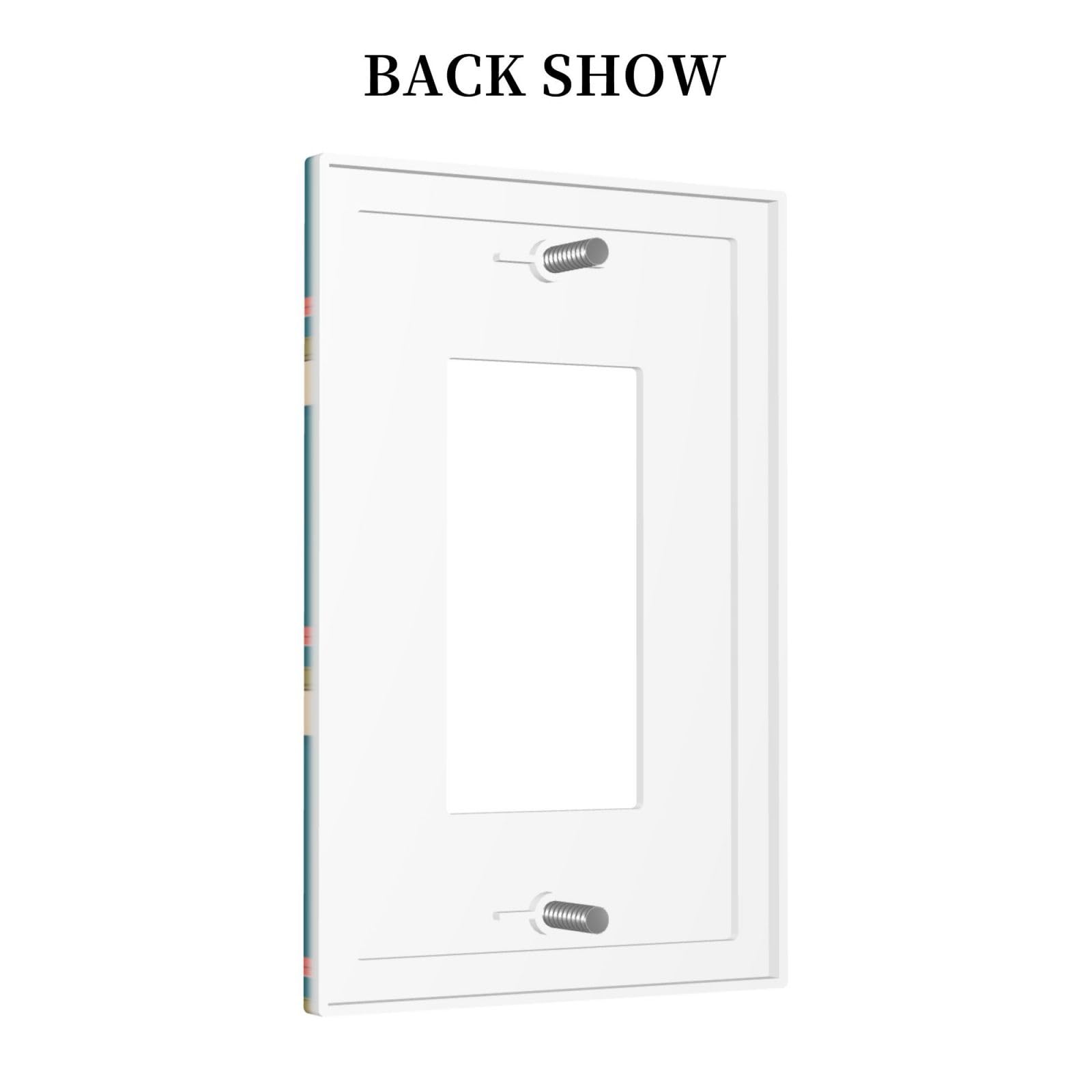 Snapklik.com : VunKo Single Gang Rocker Switch Receptacle Plate - 1 ...