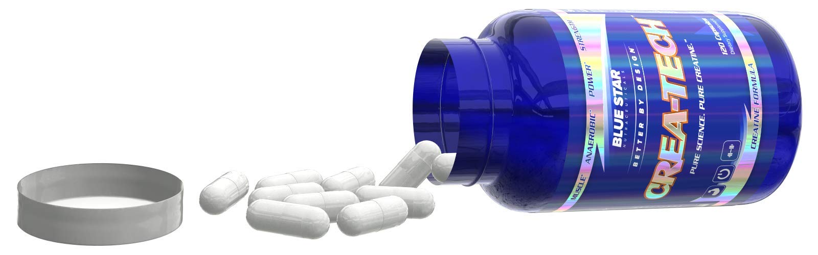 Buy CreaTech Buffered Creatine Capsules: 3 Grams Creapure Buffered ...