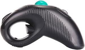 KOMBIUDA Thumb Controlled Trackball Mouse Ergonomic Handheld Design ...