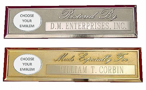 Amazon.com: Full Throttle Custom Engraved Dash Plaque - Your Emblem ...