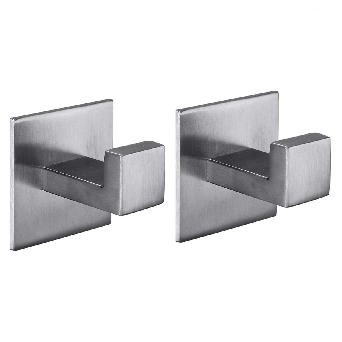 Flybath Coat Hook SUS 304 Stainless Steel Square Towel Robe Hooks Wall ...