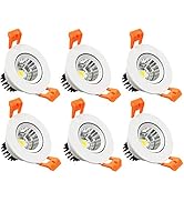 inShareplus 2 Inch LED Downlight, 3W Recessed Lighting COB Dimmable ...