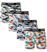 INNERSY Men's Boxer Briefs Cotton Stretchy Underwear 7 Pack for a Week ...