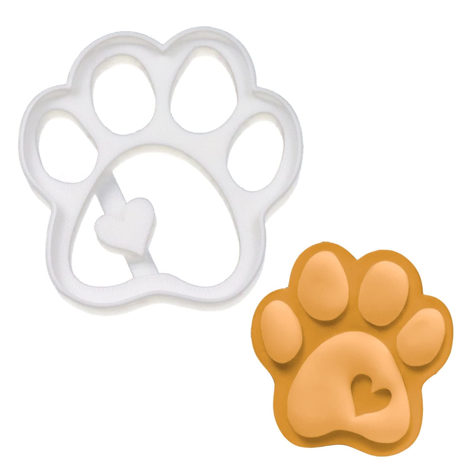 Amazon.com: Cute Paw cookie cutter - Large, 1 piece - Bakerlogy: Home ...
