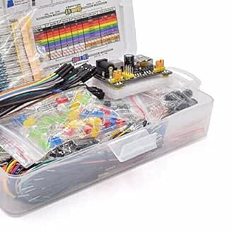 KK Vintage Electronic Component Starter Kit Breadboard LED Buzzer ...