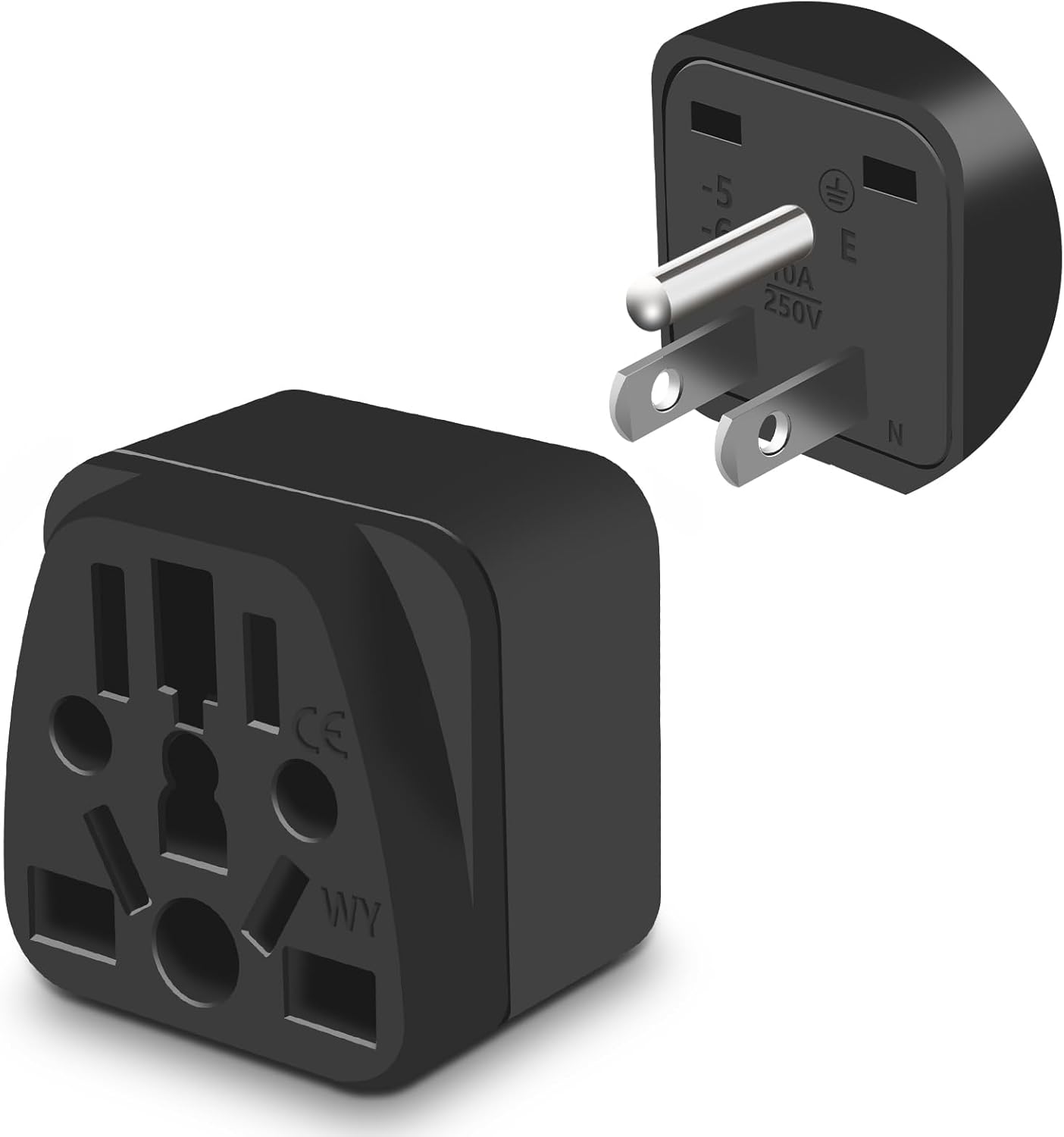 Amazon.com: UK to US Plug Adapter EU to US Plug Adapter for USA, EU, UK ...