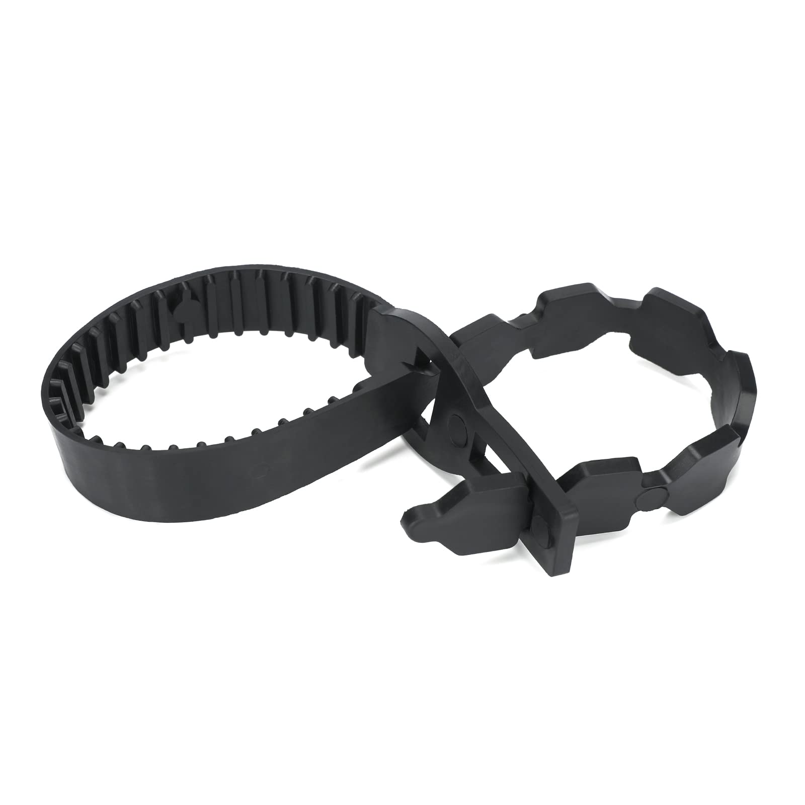 KINGLAKE 3Pcs 50cm Black Tree Ties Straps Supports Heavy Duty Shrub ...