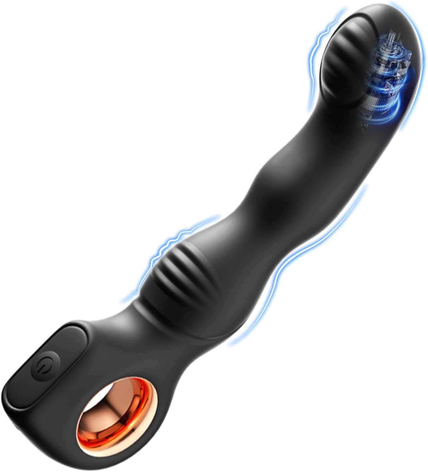 Amazon.com: Beginner Prostate Massger Vibrator with Hollow Ring, Anal Vibrator with 10 Vibration ...