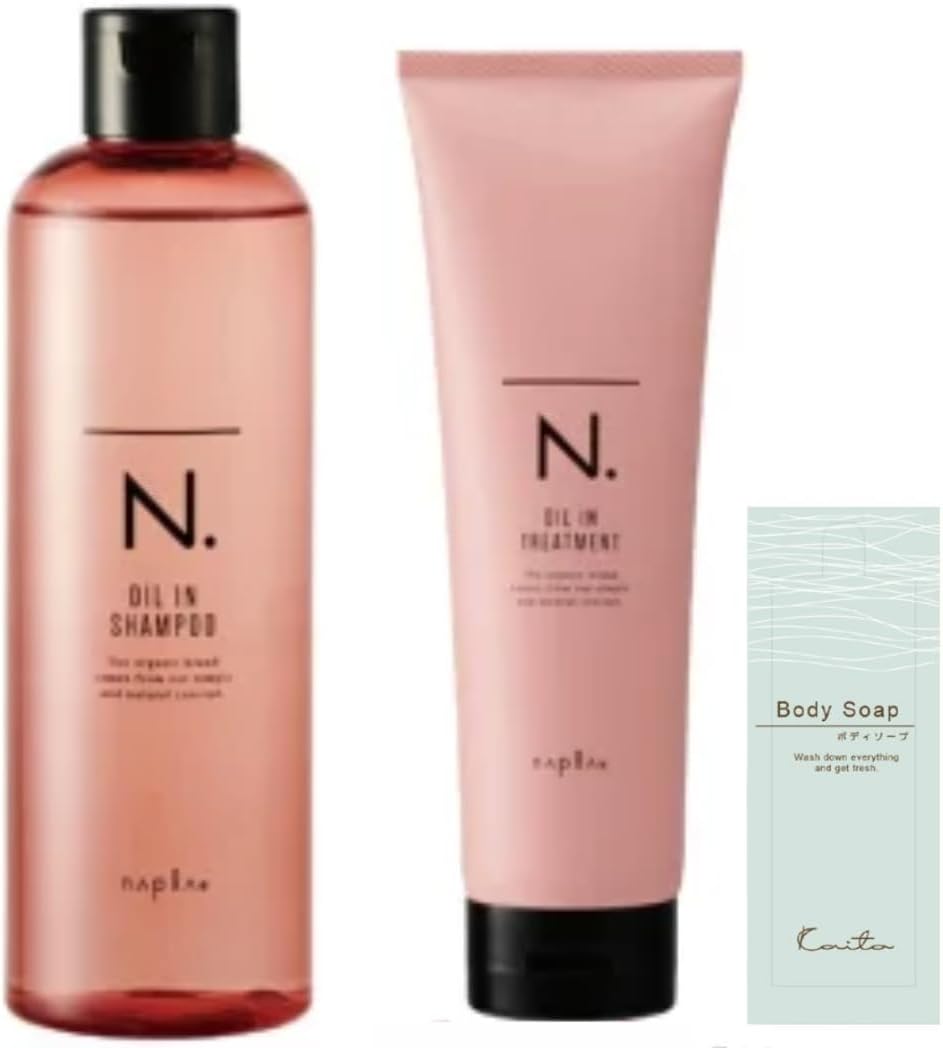 Amazon | N. オイルインシャンプー 300ml オイルイントリートメント 240g ﾎﾞﾃﾞｨｰｿｰﾌﾟ付き エヌドット | Generic | ヘアトリートメント 通販