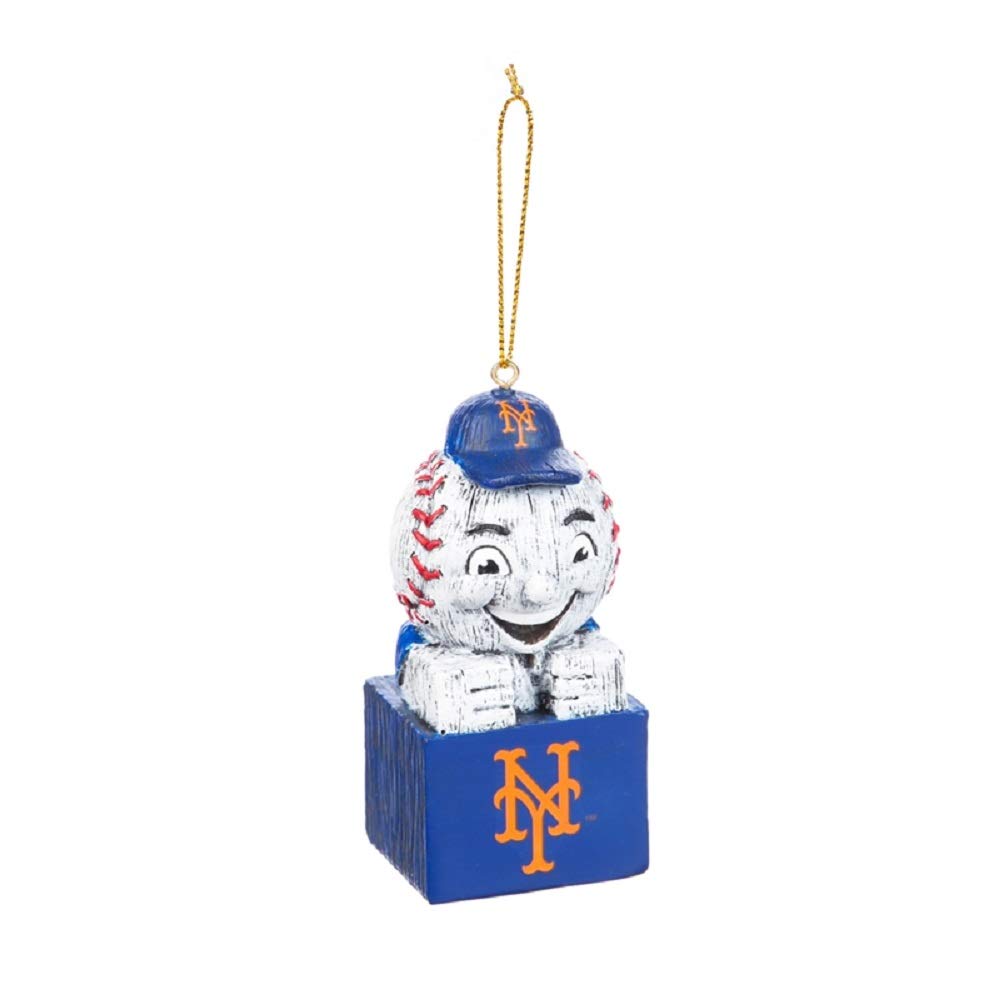 Amazon.com : MLB New York Mets OrnamentTiki Design, Team Colors, One ...