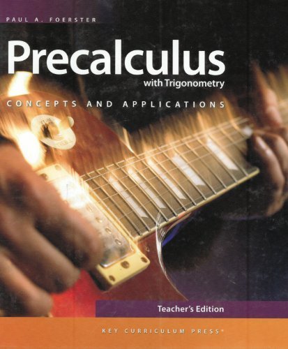 Precalculus with Trigonometry: Concepts and Applications, Teacher's ...