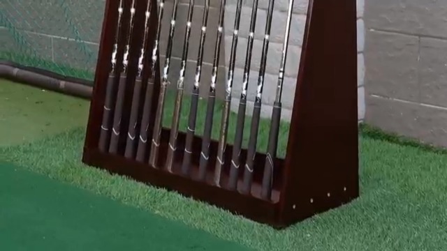 Watch golf club rack stand putter holder display organizer on Amazon Live