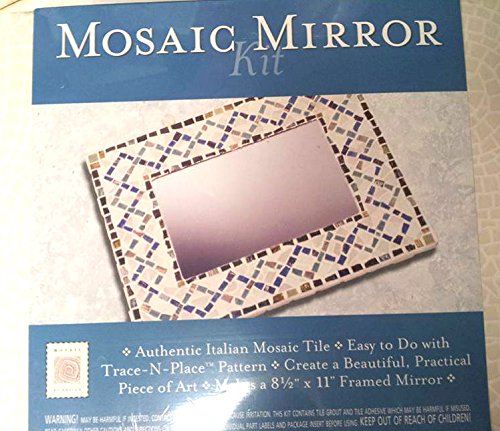 MOSAIC MIRRO KIT - Authentic Italian Mosaic Tile - Makes a 8 1/2 x 11 ...