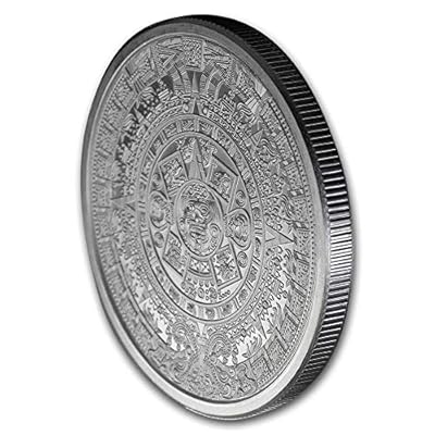 2 oz Aztec Calendar Stone, Eagle Warrior Emperor Coin in Nepal at NPR ...